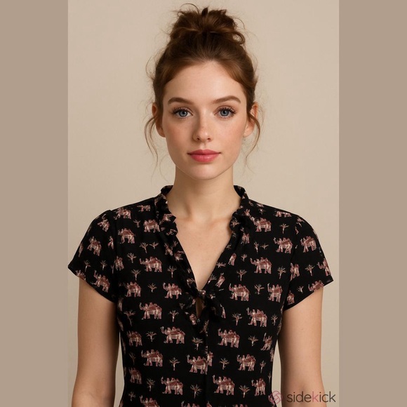 Unique Vintage | Tops | Unique Vintage Elephant Top | Poshmark